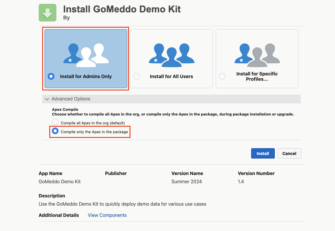 Demo from your own org
